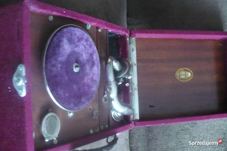 Patefon gramofon firmy''Odeon'' około lat 1930 fajny stan Kraków ...