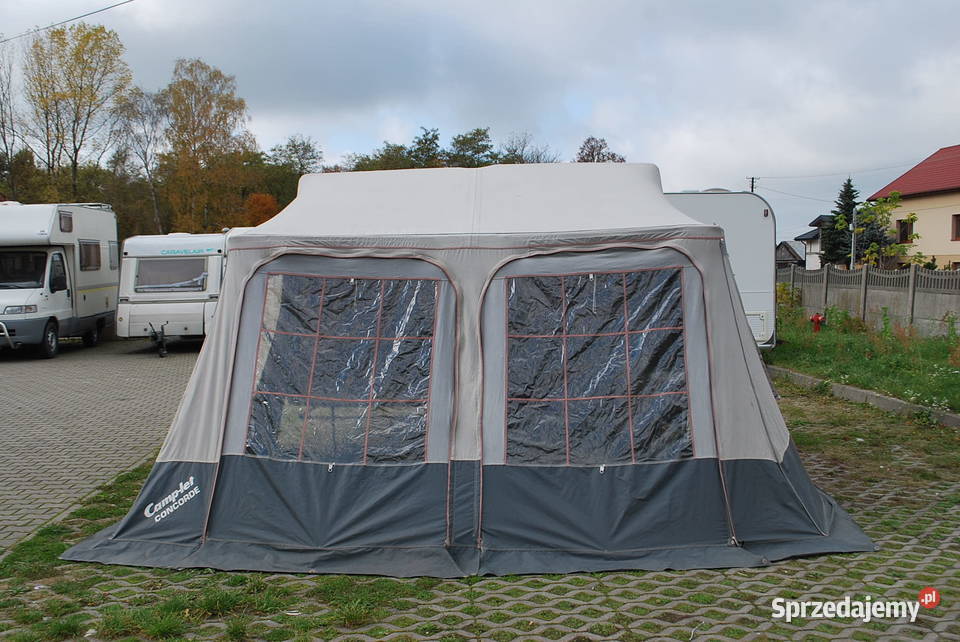 PRZYCZEPA KEMPINGOWA NAMIOTOWA CAMP-LET CONCORDE 1991 R. Grzebowilk ...