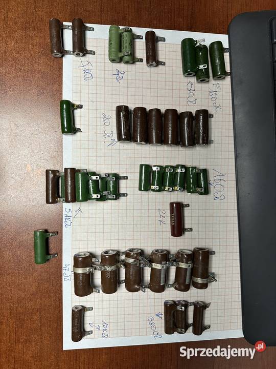 Sprzedam REZYSTORY Wartości wg zgjęć - Cena za całość - (Z349 ...