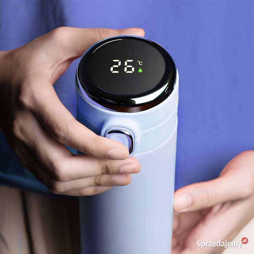 Kubek termiczny termos z USTNIKIEM 420ml wyświetlacz LED Warszawa - Sprzedajemy.pl