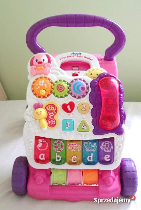VTech Interaktywny Chodzik Pchacz Różowy SaNdRa - Sprzedajemy.pl