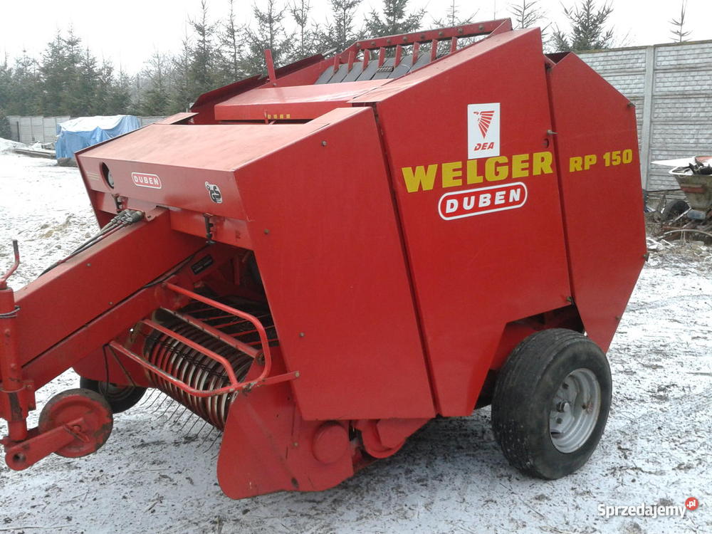 SPRZEDAM PRASE ROLUJĄCĄ WELGER RP 150 - Sprzedajemy.pl