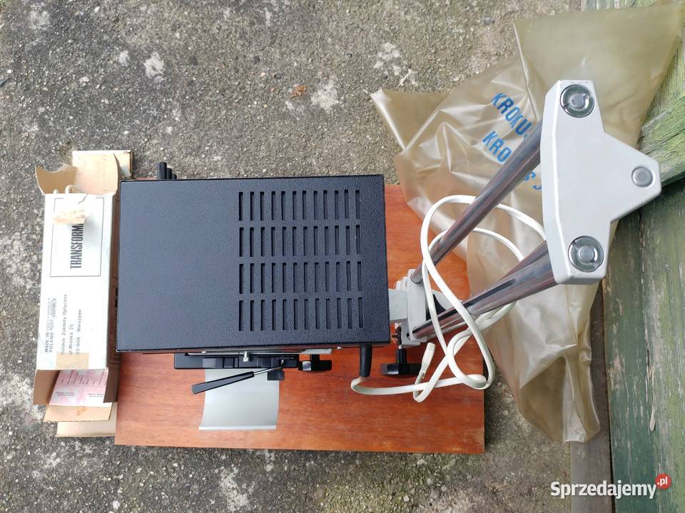 Powiększalnik foto PZO Krokus 3 GFA kolor Janpol 55mm Transformator TS ...