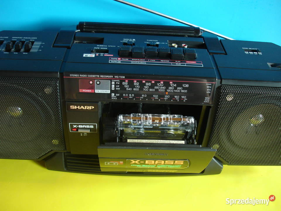 Radiomagnetofon SHARP WQ-T238 Zielona Góra - Sprzedajemy.pl