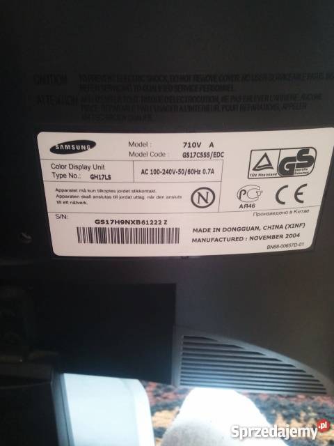 monitor samsung lcd 710v 17 cali Toruń - Sprzedajemy.pl