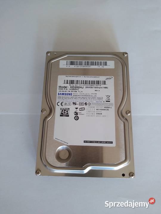 Dysk Samsung 250 GB Sata Racibórz - Sprzedajemy.pl