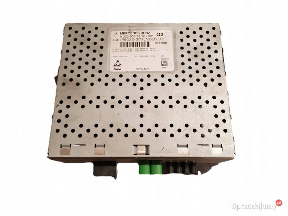 Tuner radio A2229003310 mercedes s klasa 222 W222 Murzynowo ...