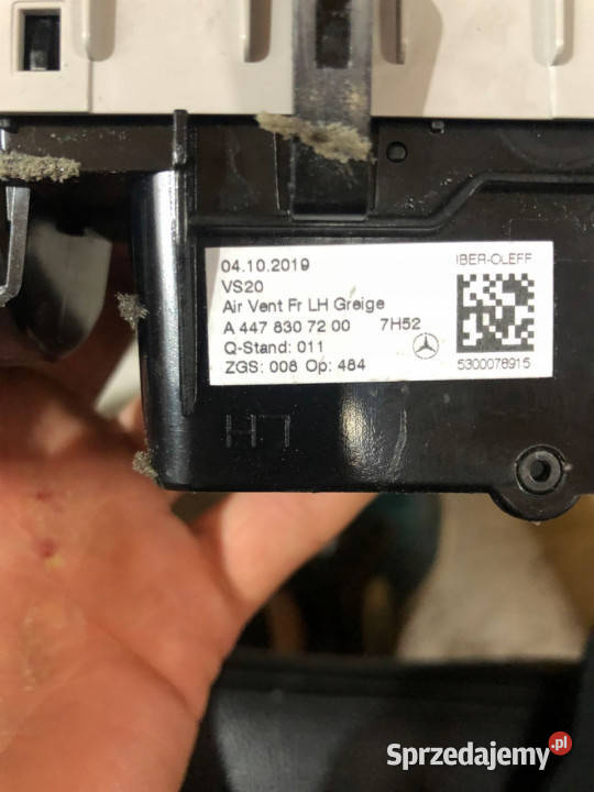 KRATKA NAWIEWU PODSUFITKI MERCEDES VITO 4478307000 Murzynowo ...