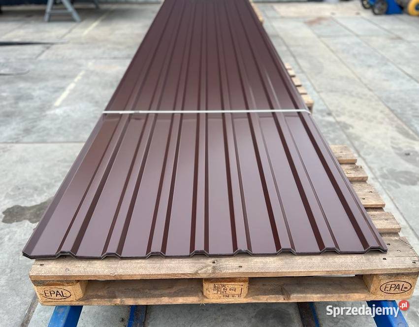 Blacha trapezowa T18 z FILCEM antykondensacyjnym - BRĄZOWA - Poznań - Sprzedajemy.pl