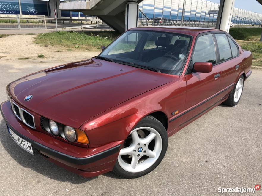 BMW E34 525 TD Nightfire Red Warszawa - Sprzedajemy.pl