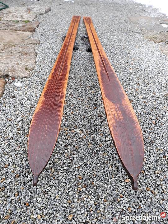 Stare drewniane narty 1908 Szklarska Poręba - Sprzedajemy.pl