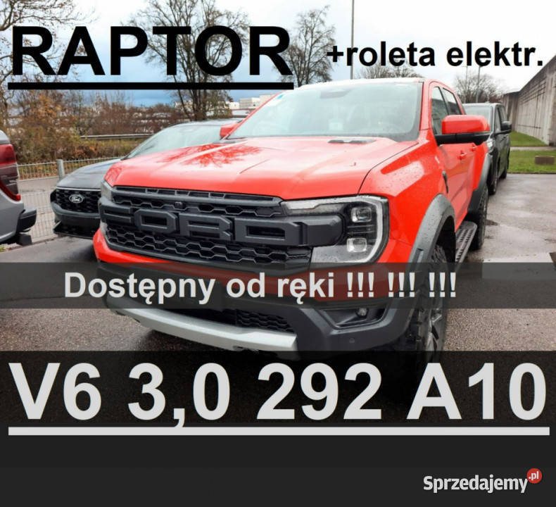Ford Ranger Raptor Code Orange Raptor V6 292KM Benzyna Super Niska Cena ...