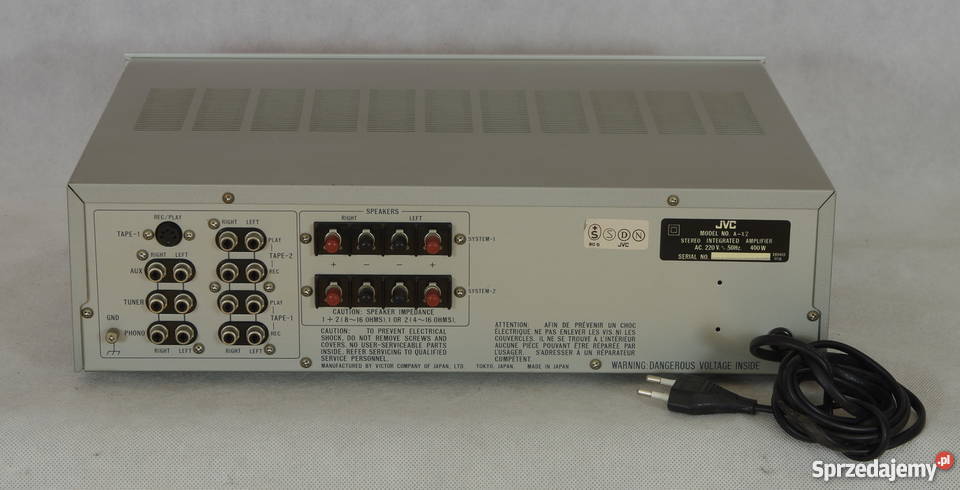JVC A-X2, T-V3L, wzmacniacz + tuner, fajny zestaw stereo, wi Szczodre ...