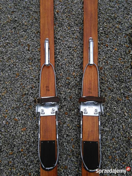 Stare drewniane narty Mesta Alpin Szklarska Poręba - Sprzedajemy.pl