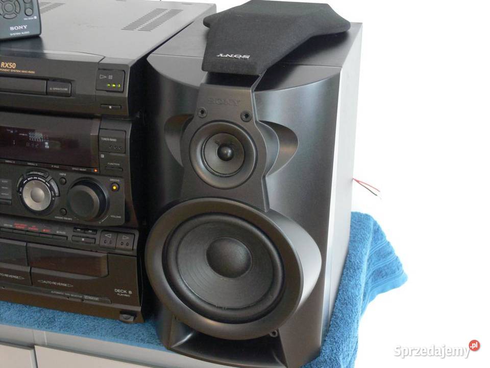 Mocna wieża Sony RX-50 pilot kolumny. WYSYŁKA. Katowice - Sprzedajemy.pl