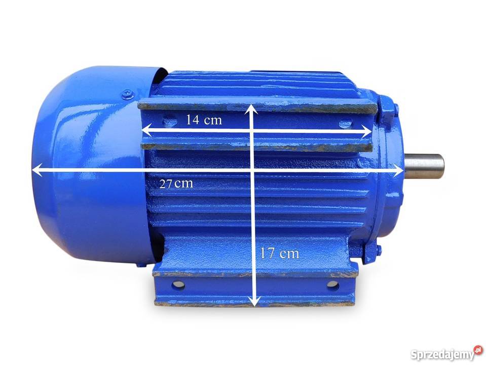 SILNIK elektryczny 1,5KW 2KM 3 fazy 380V 2840 ob Łódź - Sprzedajemy.pl