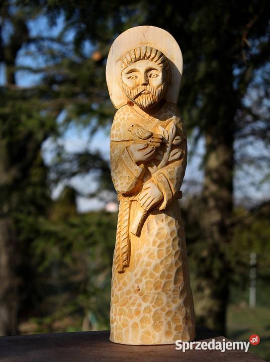 Św. Franciszek rzeźba ludowa Gniezno - Sprzedajemy.pl