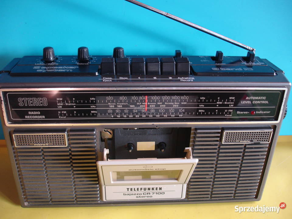 Radiomagnetofon TELEFUNKEN CR-7100 Zielona Góra - Sprzedajemy.pl