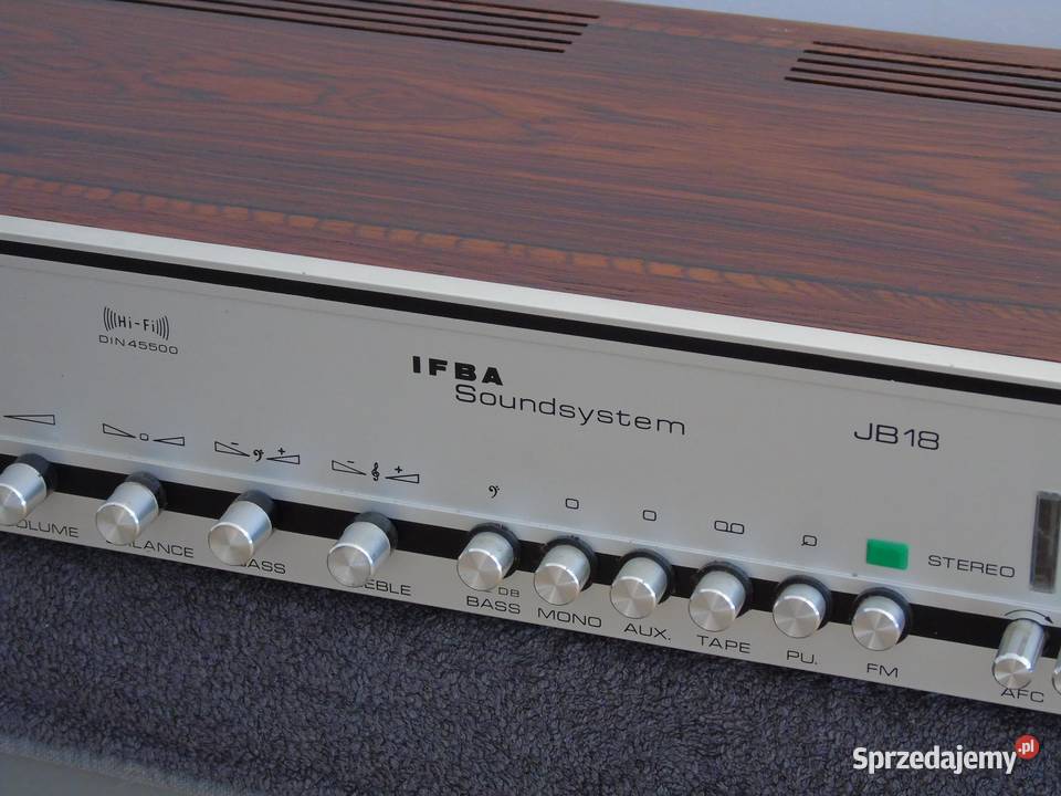 Amplituner IFBA Soundsystem JB18 Vintage. WYSYŁKA Jasło - Sprzedajemy.pl