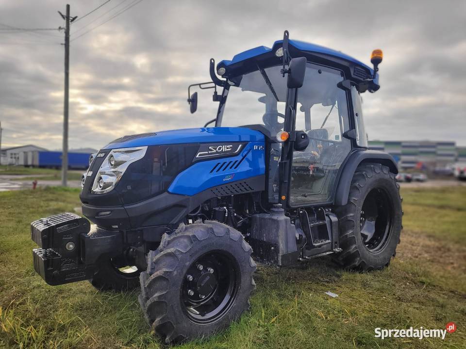 Ciągnik sadowniczy SOLIS 75KM 4x4 4cylindry licencja Yanmar Nowy ...