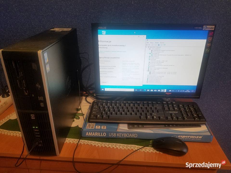 Zestaw HP Compaq 6000 E7500 4GB-DDR3+500GB HDD Rymanów - Sprzedajemy.pl