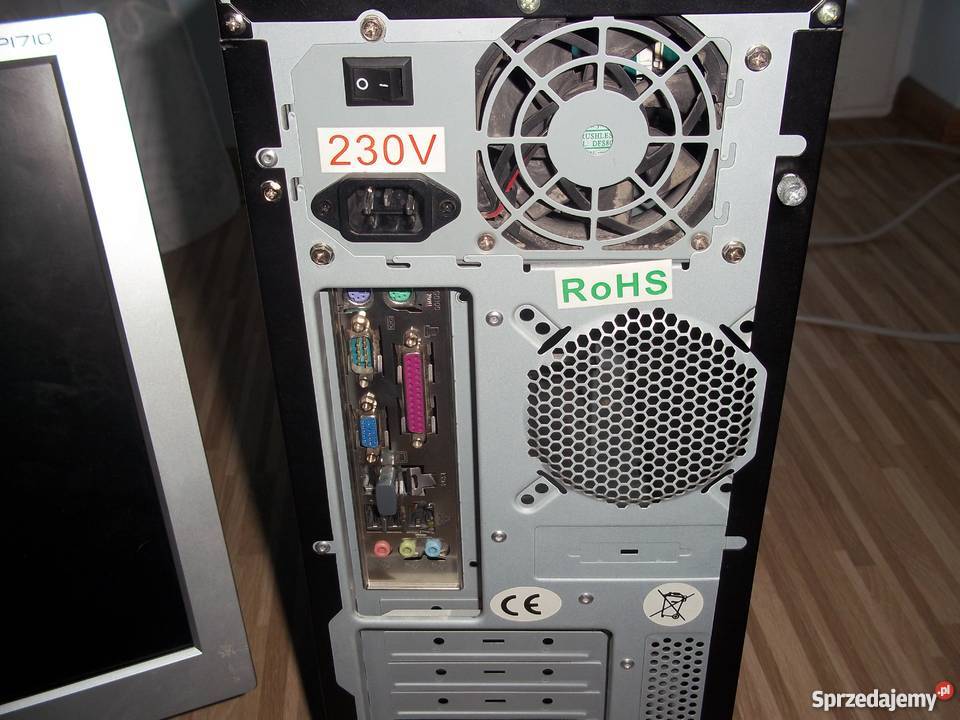 Komputer stacjonarny + monitor + klawiatura + myszka Przyszowa ...