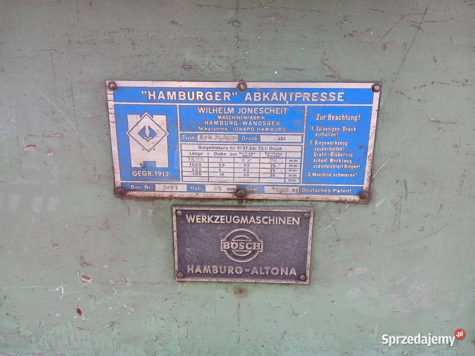 Krawędziiarka zaginarka Mogilno - Sprzedajemy.pl