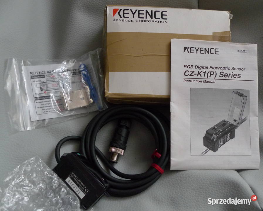 Nowy RGB Digital Fiberoptic Sensor Keyence CZ-K1P Białystok ... Nowy RGB Digital Fiberoptic Sensor Keyence CZ-K1P Białystok ...
