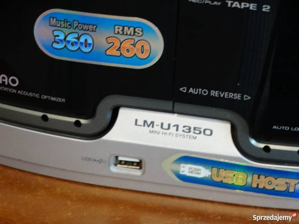 Wieza LG USB mp-3 , RDS , 360 wat. WYSYŁKA. Jasło - Sprzedajemy.pl