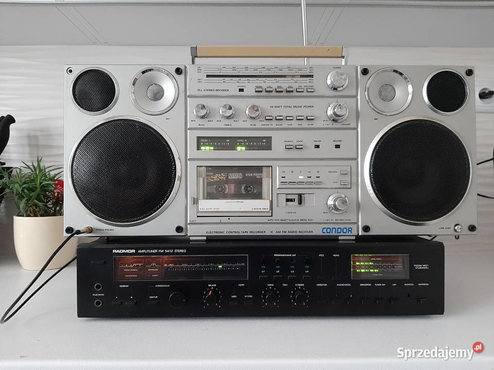 Radmor 5412 - Czarny - Radiomagnetofon Unitra Condor Grybów ...