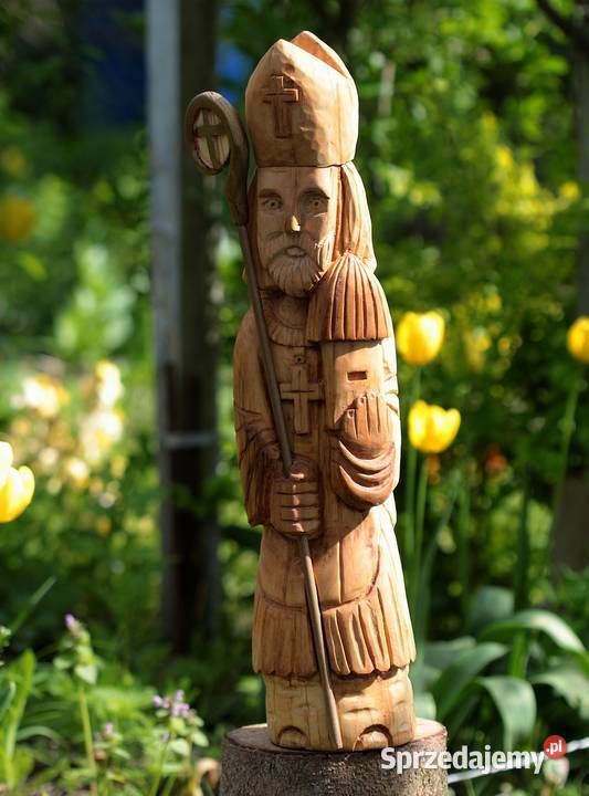 Św. Ambroży rzeźba Ludowa Gniezno - Sprzedajemy.pl