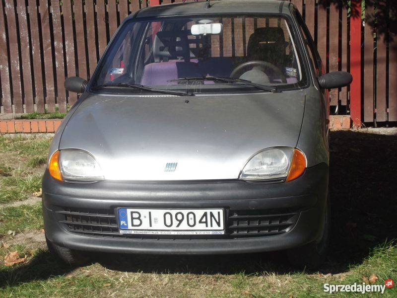 Fiat Seicento, 900cc, 1999, benzyna + gaz lpg Białystok - Sprzedajemy.pl