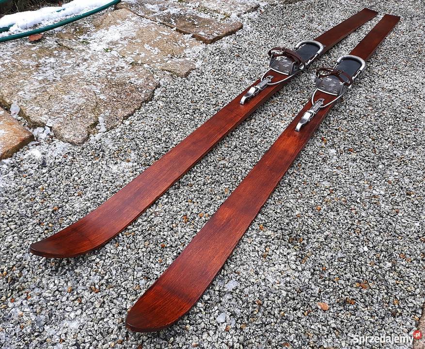 Stare drewniane narty Trusetal Szklarska Poręba - Sprzedajemy.pl