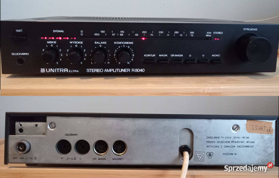 UNITRA eltra R8040 - amplituner Warszawa - Sprzedajemy.pl