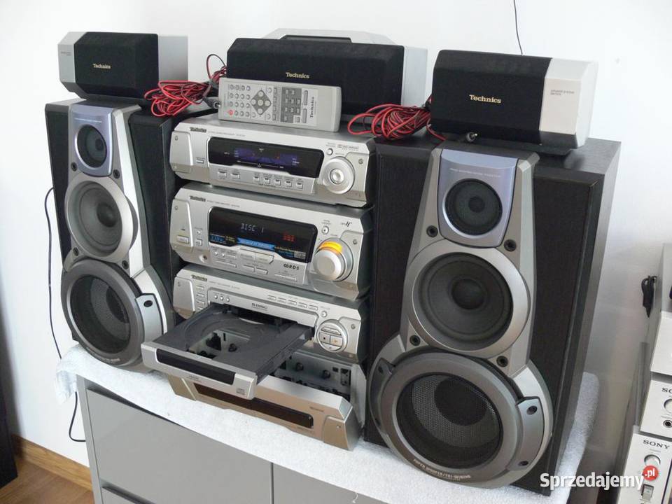 Wieża Technics SA-EH760 pilot kolumny. DOSTAWA. Jasło - Sprzedajemy.pl