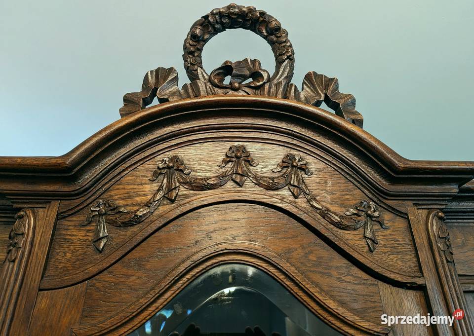 Wspaniały pałacowy kredens secesyjny od kompletu-sklep Dąbrowa Górnicza ...