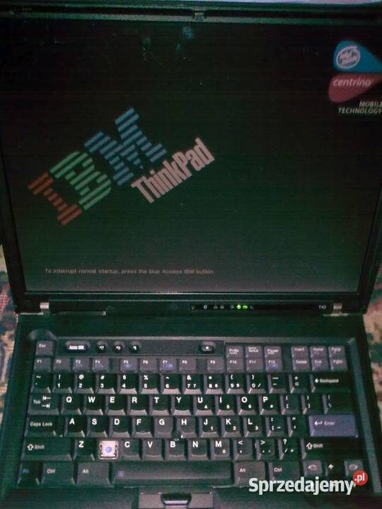 Kultowy Lenovo Ibm Thinkpad T43 Do Diagnostyki Warszawa Sprzedajemy Pl