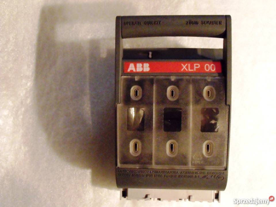 19 - Rozłącznik Bezpiecznikowy XLP-00 160A firmy ABB Elbląg - Sprzedajemy.pl
