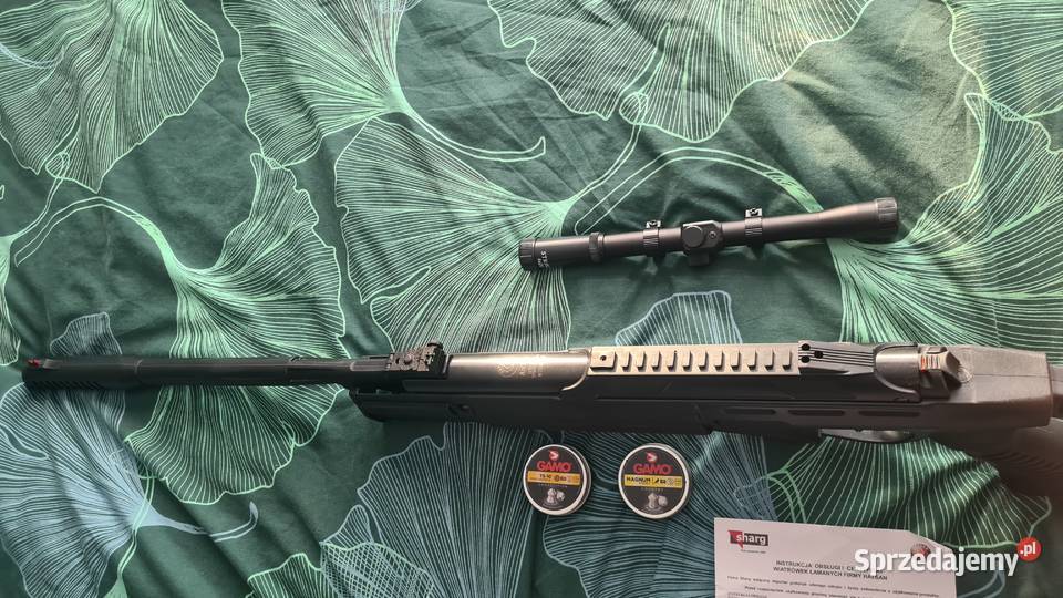 Zestaw Wiatrówka Hatsan TG AirTact QE Gen.2 4,5 mm + Luneta + śruty ...