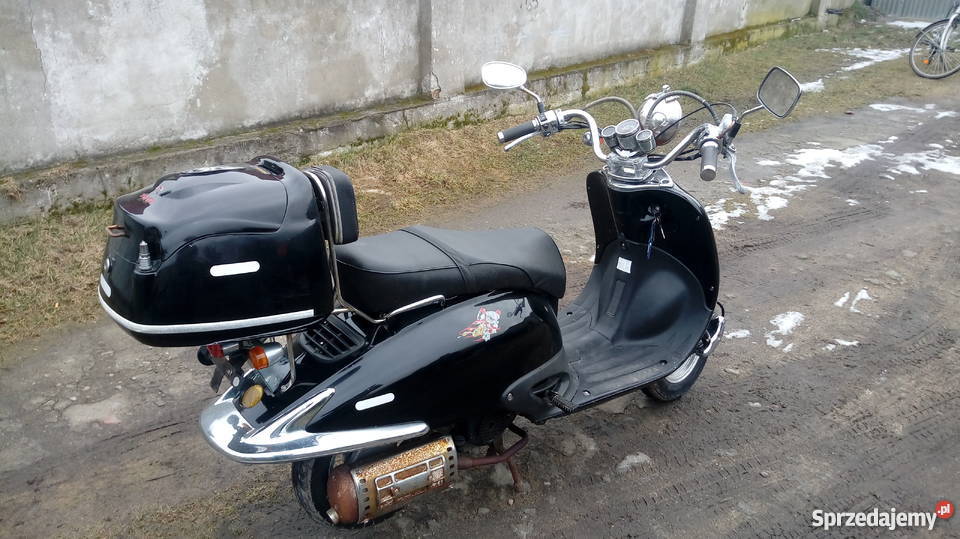 Skuter RETRO 50ccm , przebieg 4600 ,sprowadzony Brodnica - Sprzedajemy.pl