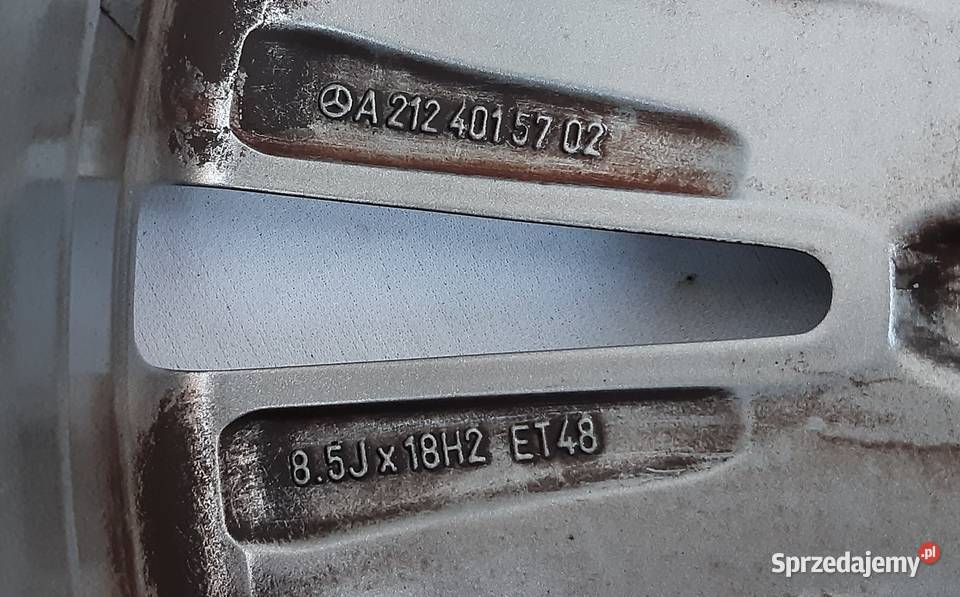 FELGA 8,5x18 ET48 MERCEDES W207 W212 A2124015702 Mielęcin - Sprzedajemy.pl