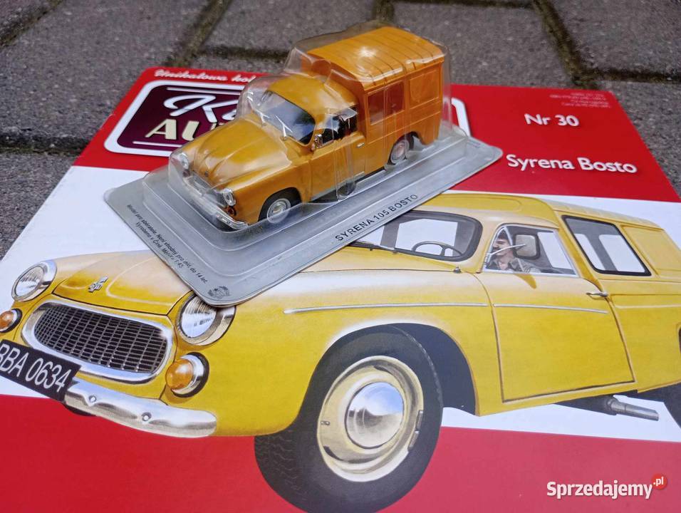 SYRENA 105 BOSTO Kultowe auta PRL 1:43 deagostini model KOLEKCJA ...