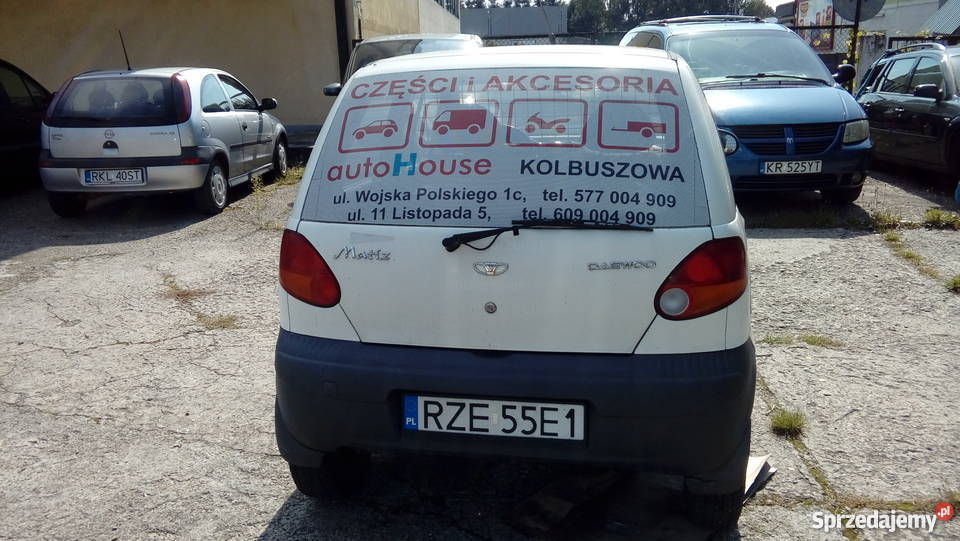 Daewoo Matiz VAN ciężarowy VAT-1 2004r OKAZJA Kolbuszowa - Sprzedajemy.pl