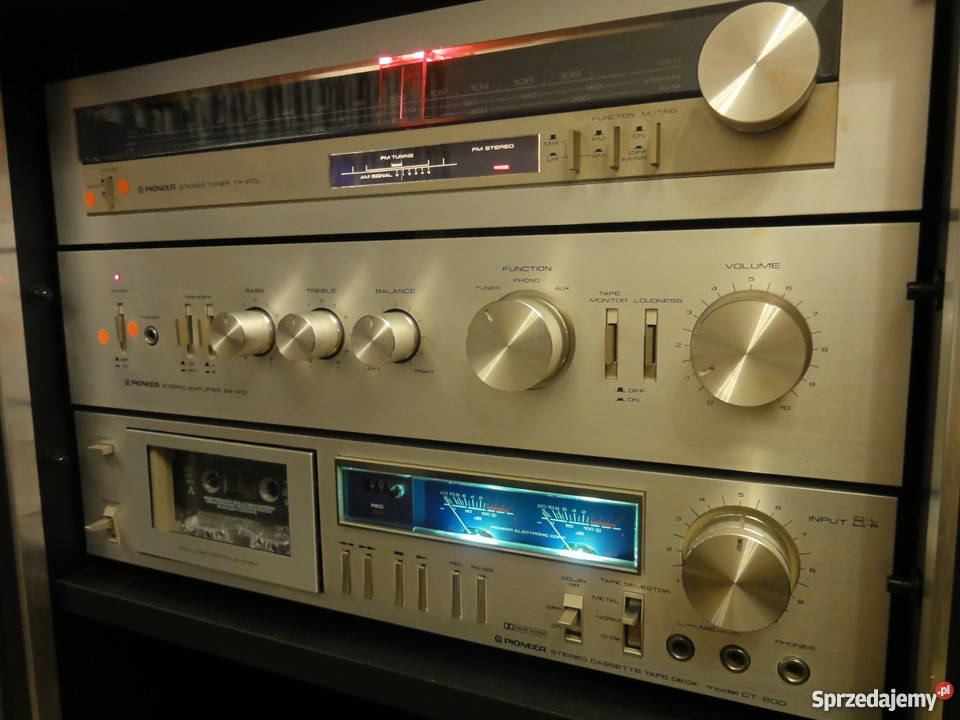 wieża vintage Pioneer SA 410 TX 410L CT 200 CS 343 Wrocław - Sprzedajemy.pl