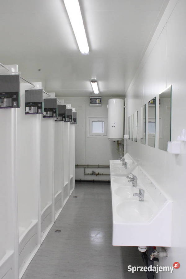 Kontener Sanitarny MZ 20 - prysznice i umywalka - nowy Katowice - Sprzedajemy.pl