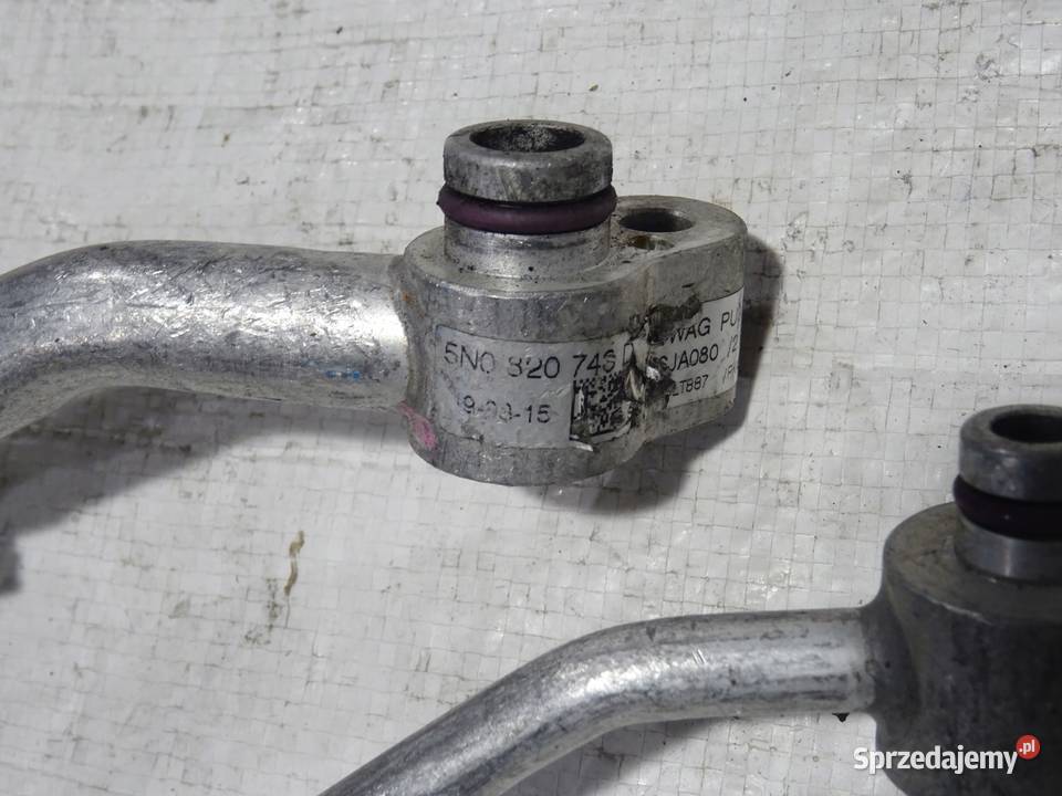 WĘŻE PRZEWODY KLIMATYZACJI VW TIGUAN I 1 5N0 2.0 TDI 5N0820741C ...