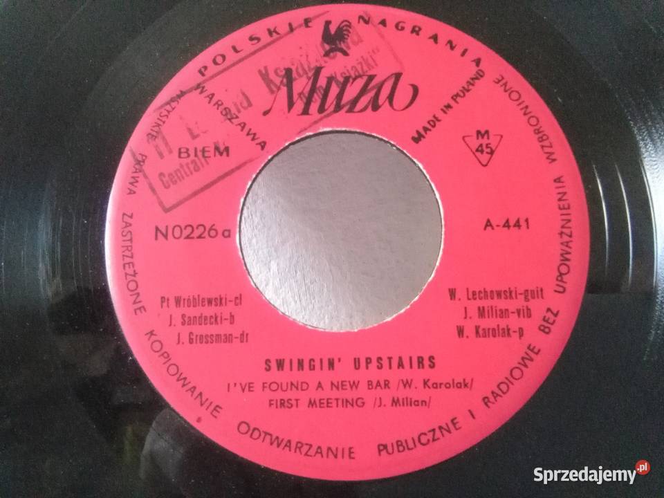 PTASZYN WRÓBLEWSKI ‎Swingin' Upstairs proj. R. SZAYBO 1962 Warszawa ...