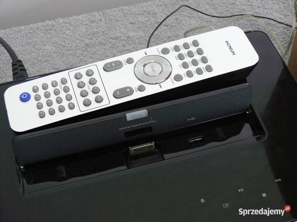 Wieża Hitachi AXM-846 pil. USB mp-3 CD RDS kolumny. WYSYŁKA Jasło ...