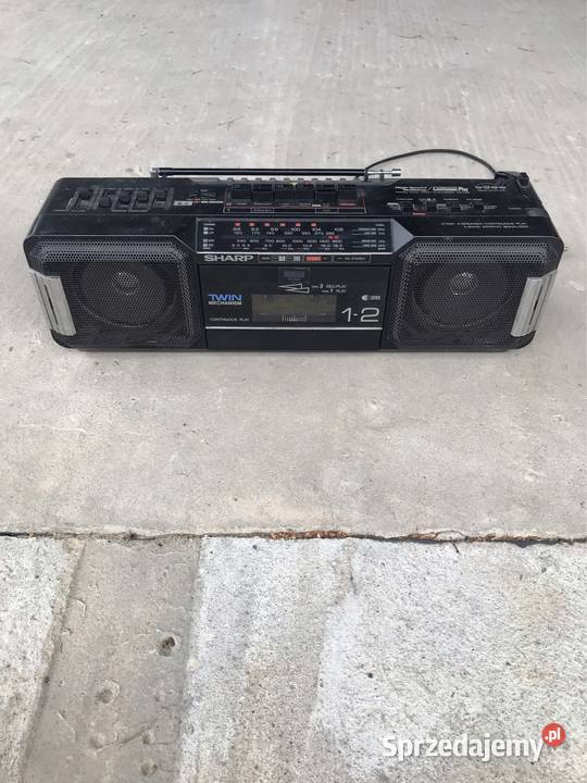 Radiomagnetofon Sharp WQ-T282 z podwojna kieszenia na 2 tasm Lublin ...