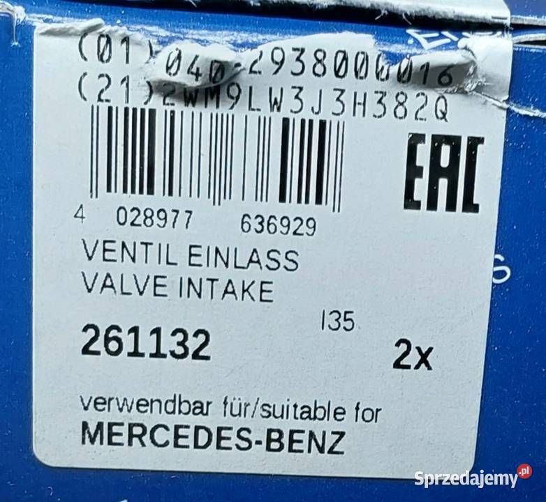 ZAWÓR DOLOTOWY SSĄCY MERCEDES E350 C350 A2720530501 Mielęcin ...